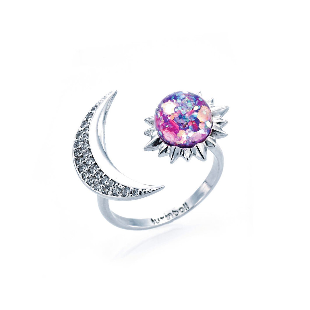 Sun& Snowball Ring