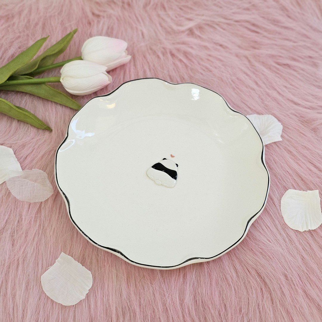 Panda plate | idus