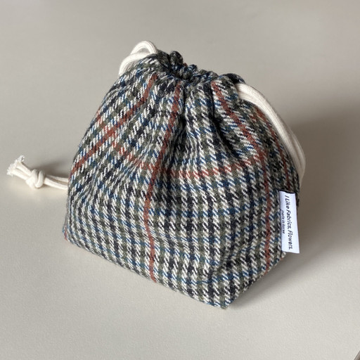 London check pouch | 아이디어스