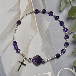 자수정, 그린오닉스 묵주 | 아이디어스