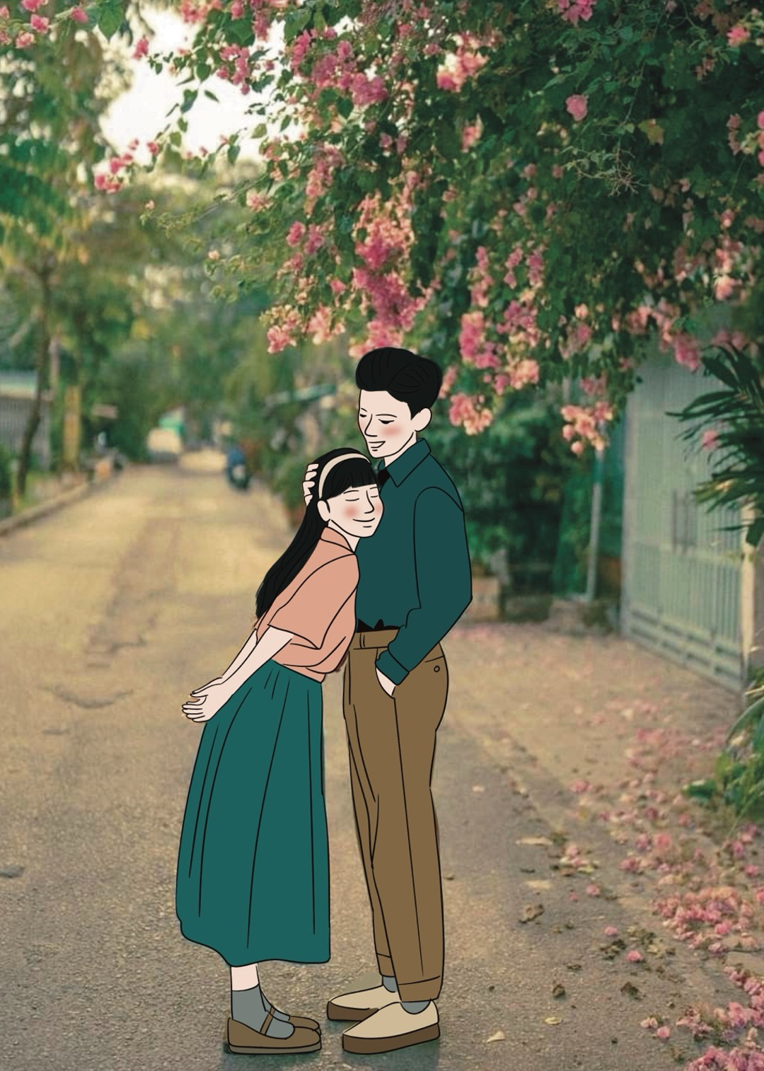 I draw happy moments