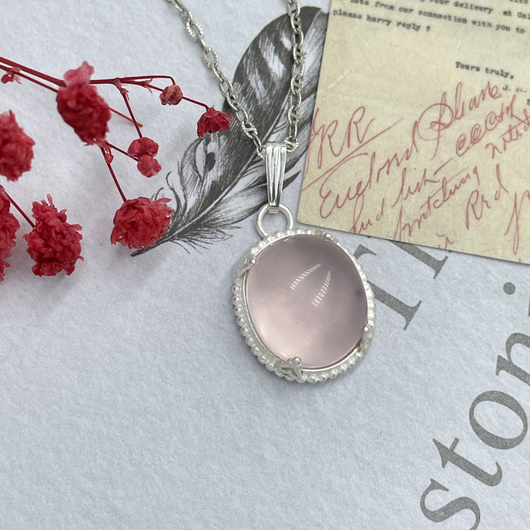 #305 Rose Quartz Pendant | idus