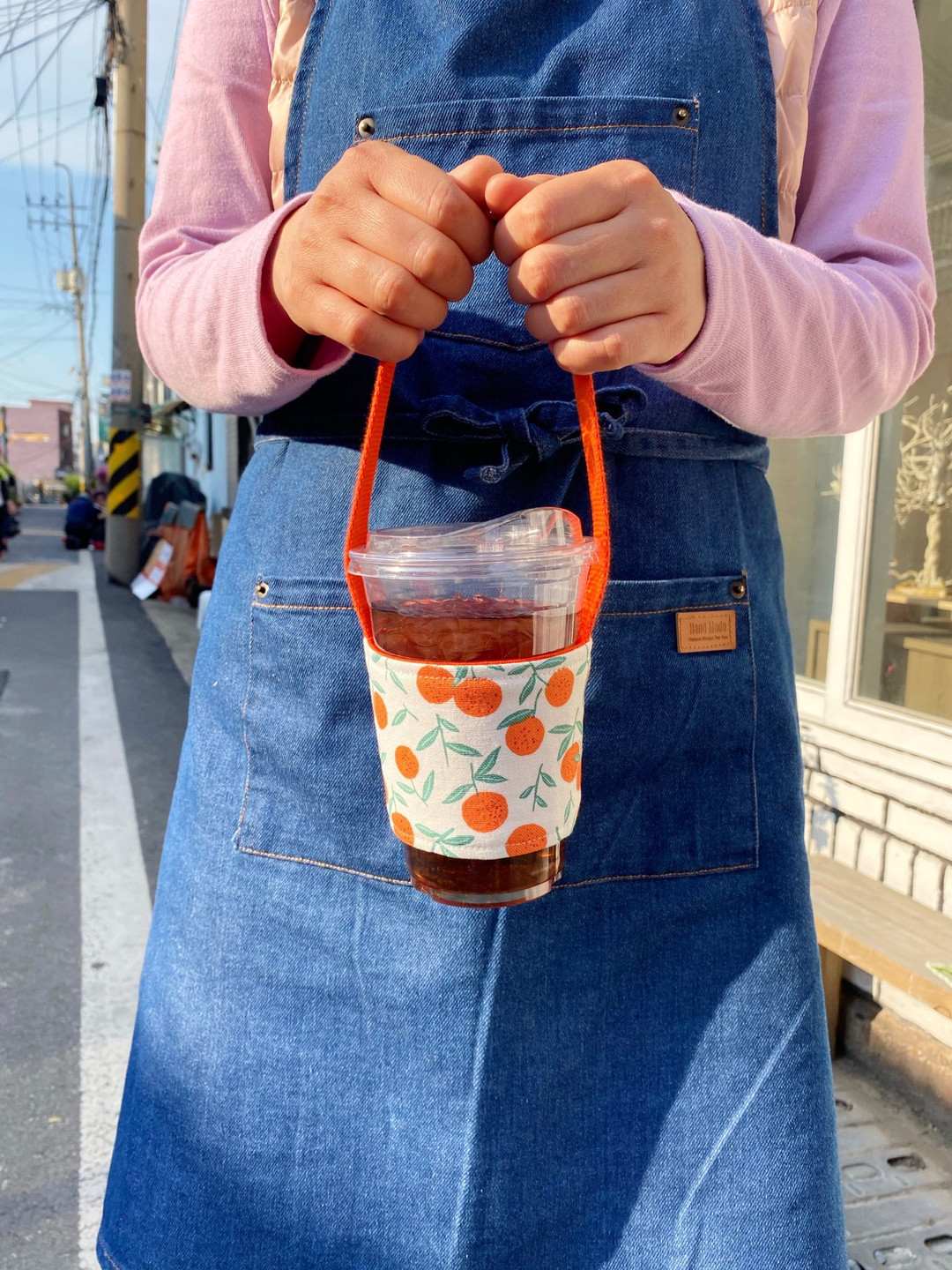 Let's go pick tangerines - Cupholder Drink Bag Zero Weight