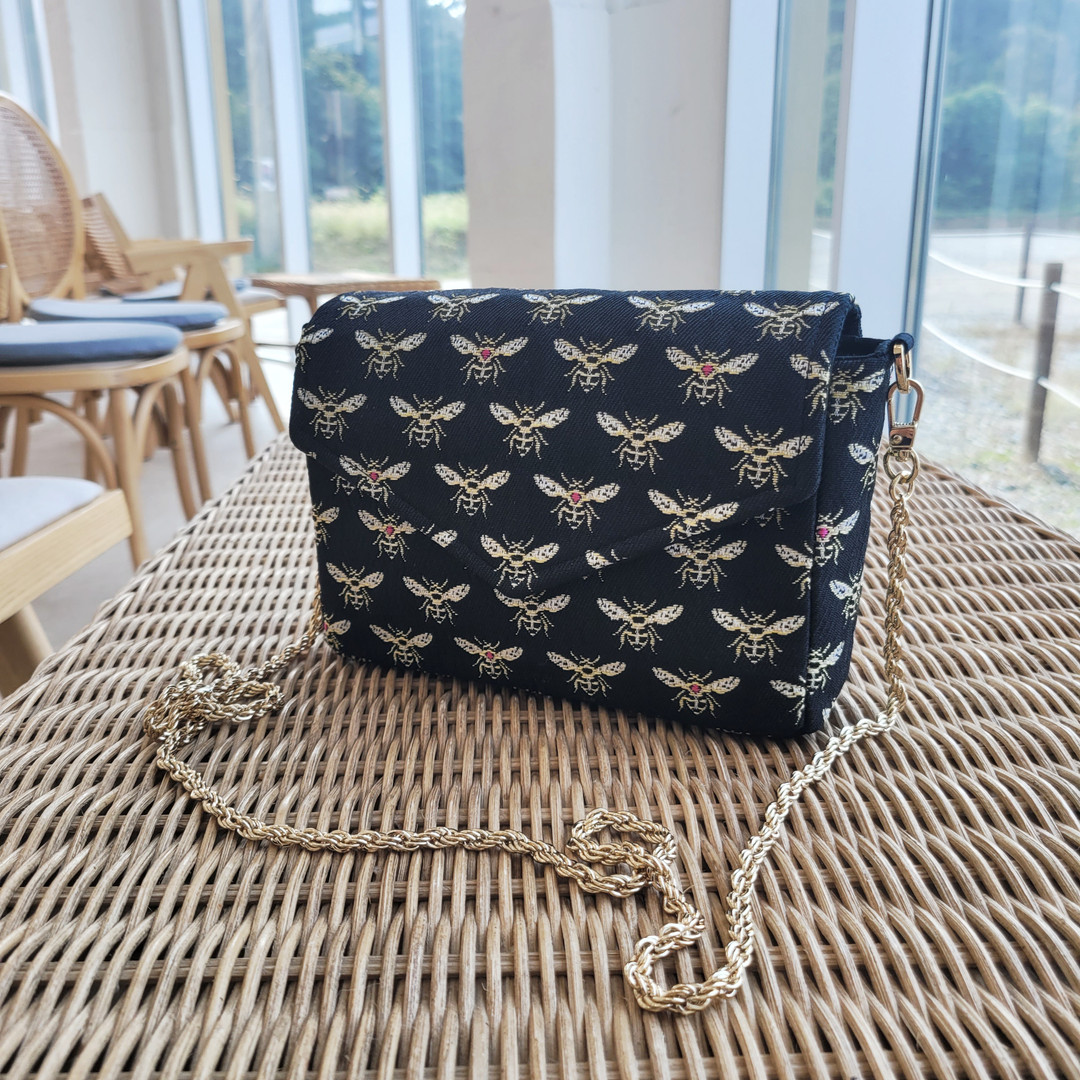 SAFECO Jacquard Mini Crossbody bag (black) | idus