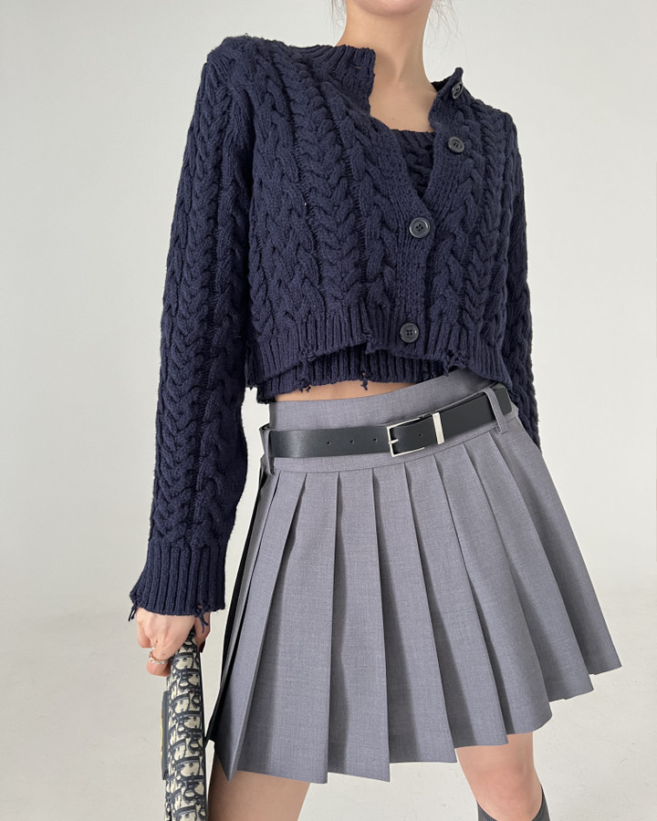 [🌸봄한정세일🌸]빈티지 니트탑+가디건SET 3col | 아이디어스