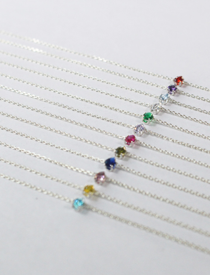 물방울 탄생석 목걸이 | 아이디어스