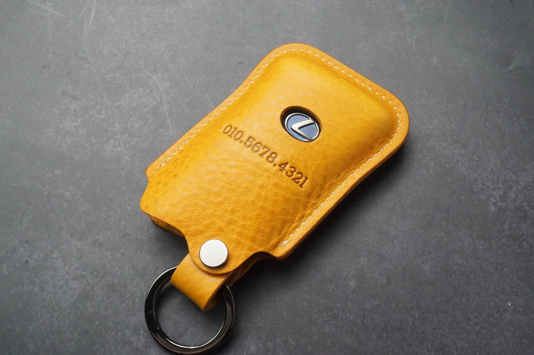 Key fob leather cover case chain for LEXUS | idus