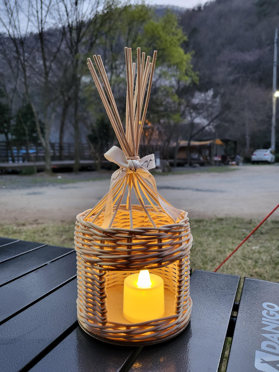 Indian lighting Rattan LED candle lighting | idus