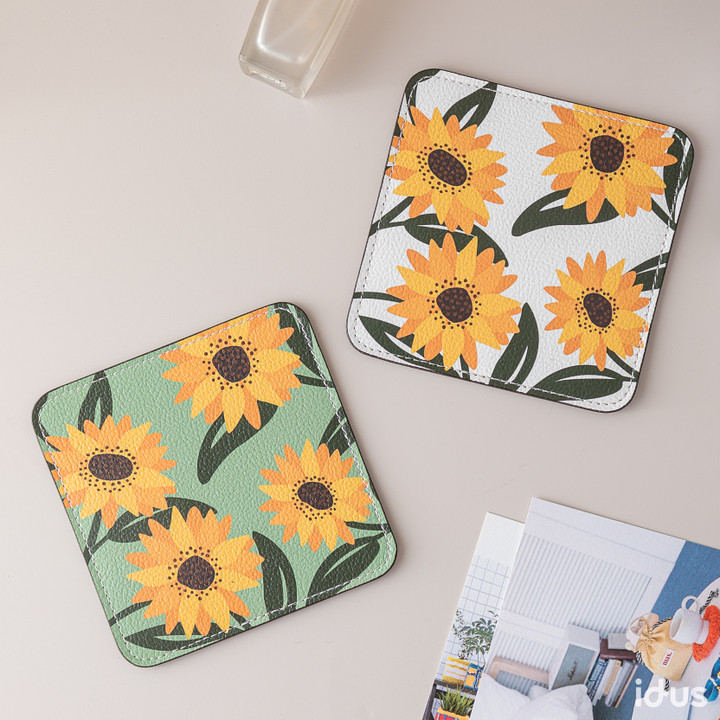 해바라기 일러스트 티코스터1p 2color | 아이디어스