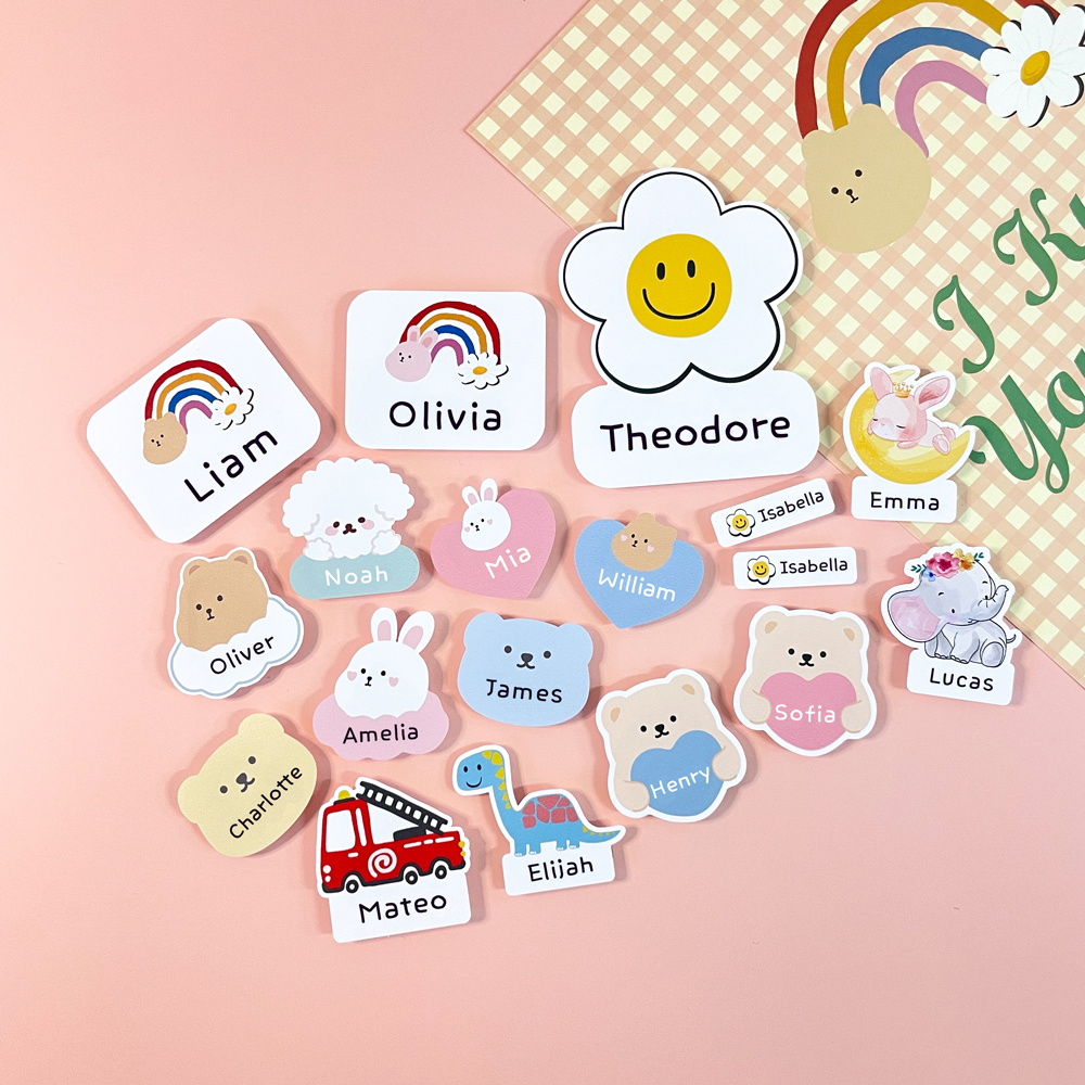 Waterproof Name Sticker – Long-lasting, Durable & Cute Design | idus