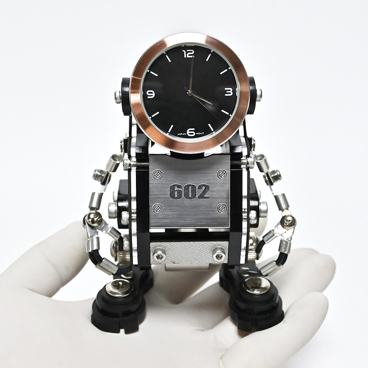 ROBO CLOCK [Saffiano Silver] | 아이디어스