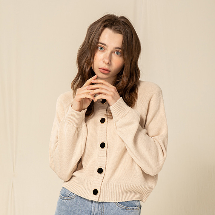 Basic Logo Knit Cardigan | 아이디어스