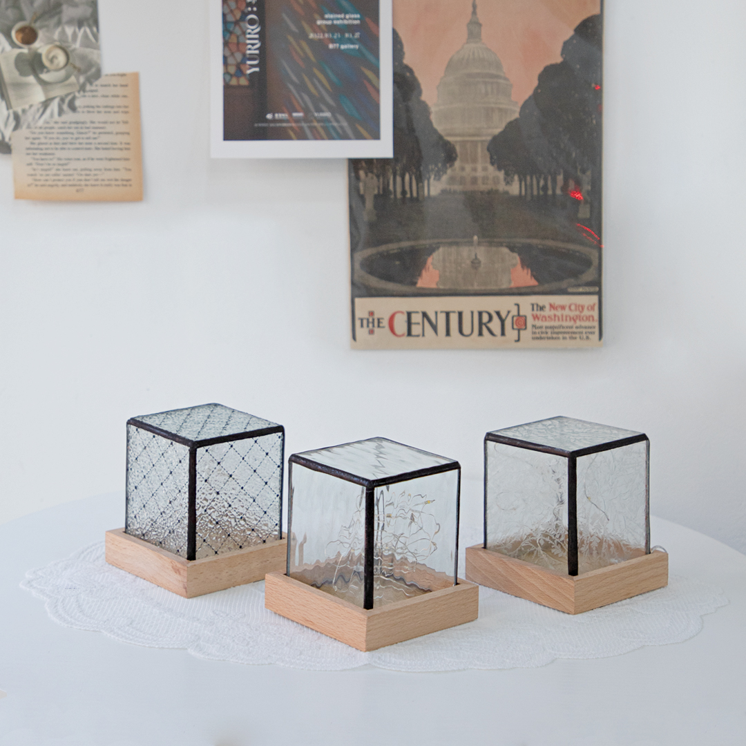 Stained Glass Mini Square Mood Light | idus