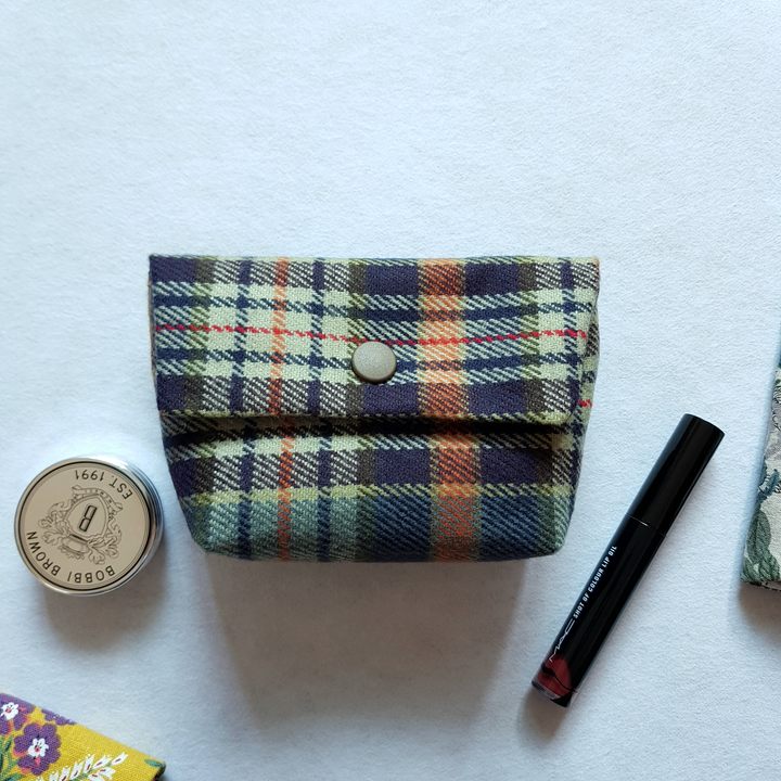 check pouch(체크 무늬 파우치) | 아이디어스