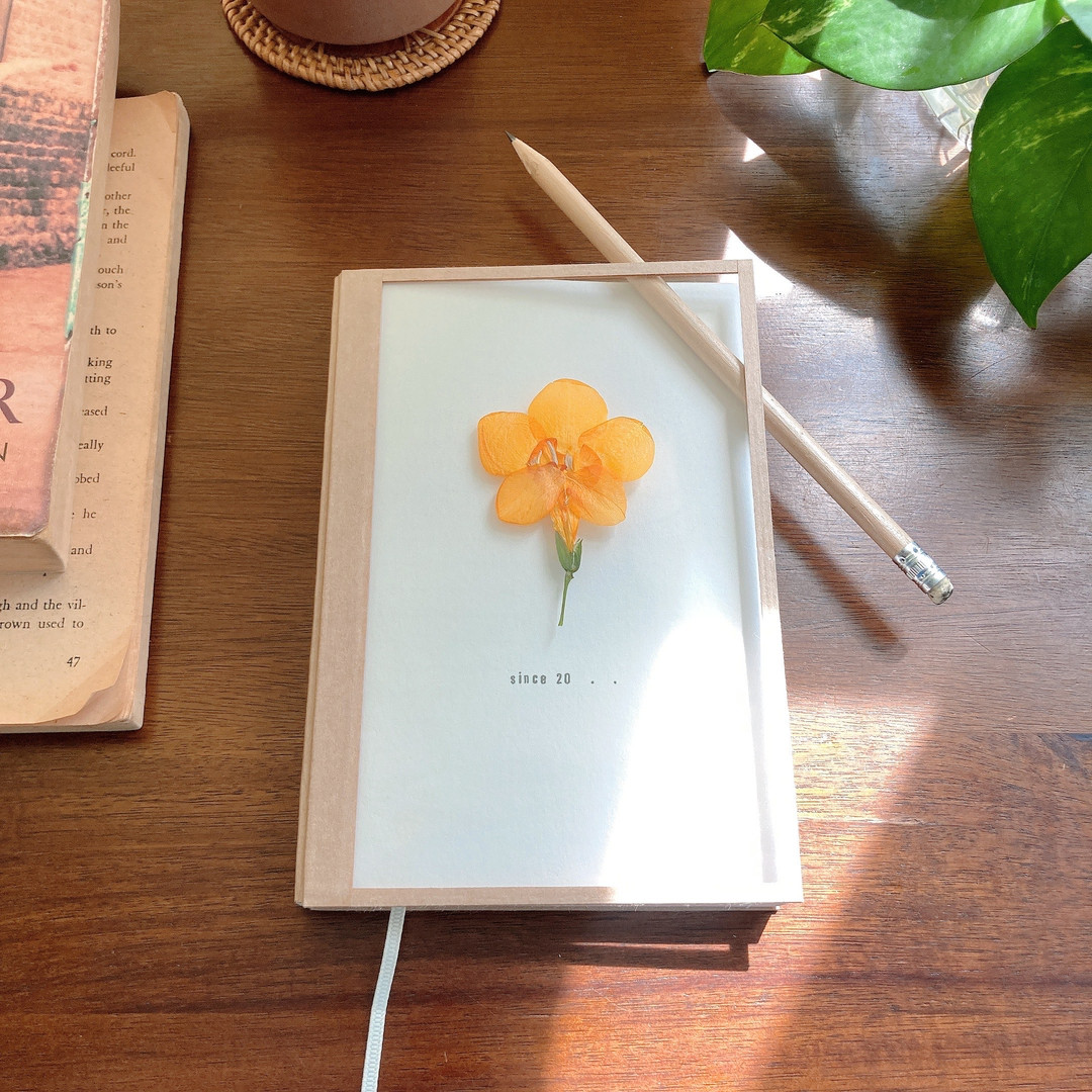 Freesia Pressed Flower Designer Diary