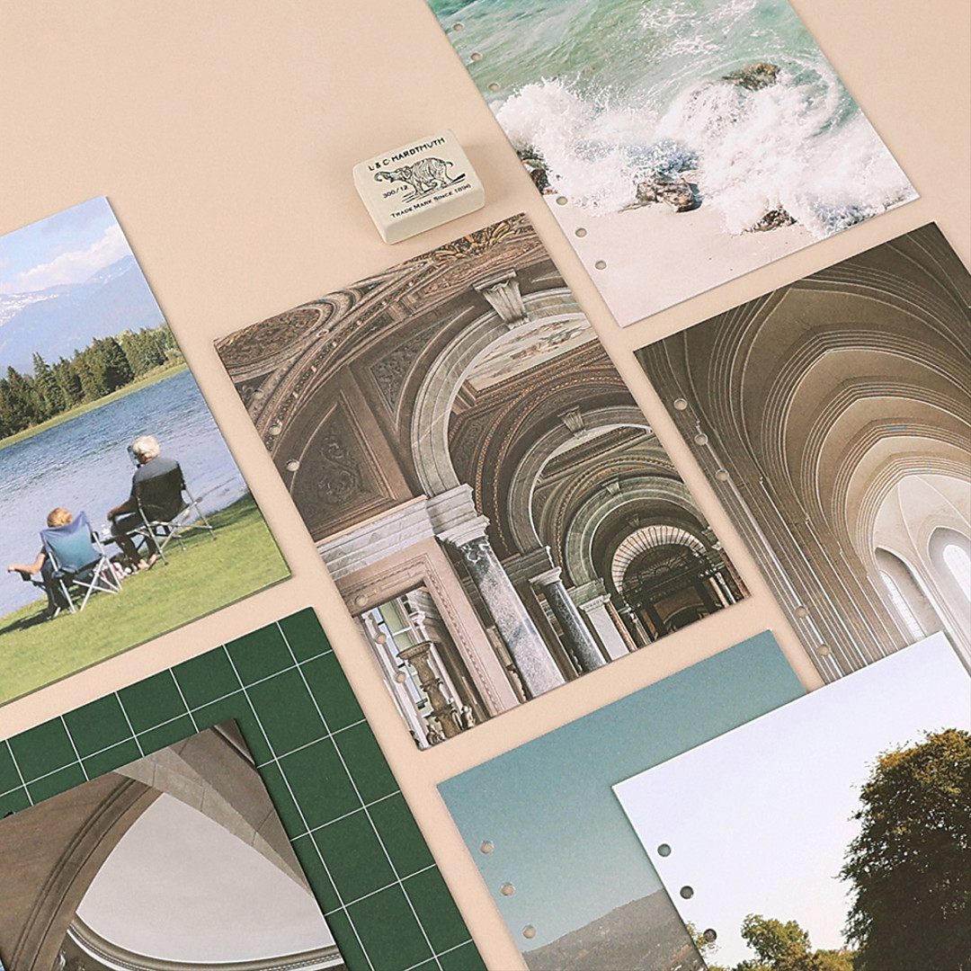 [A5] photo mix 6 holes diary refill paper | idus
