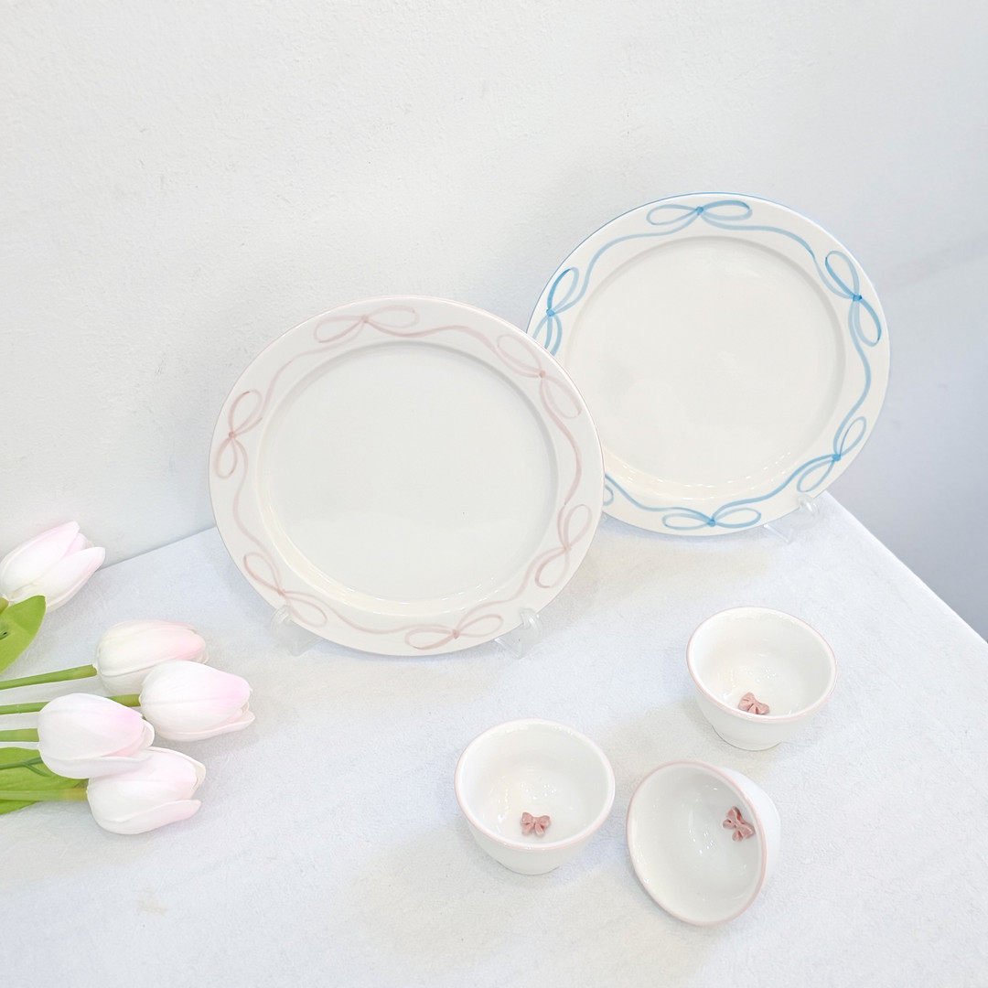 ribbon line plate | idus