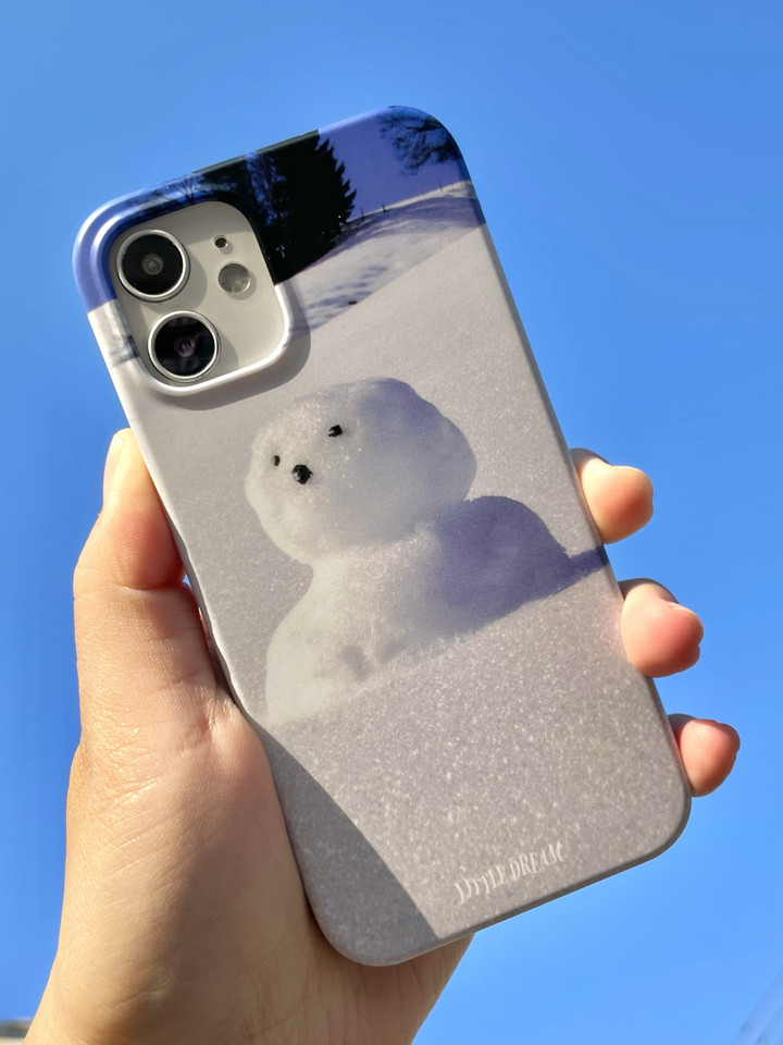 snowman hard case 눈사람 무광 하드케이스 | 아이디어스