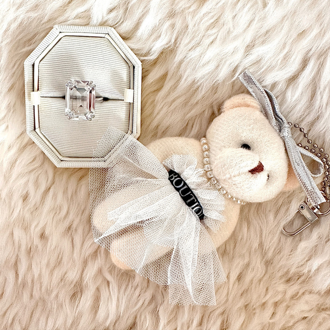 Mini Bear in Wedding Dress Lovely Bag Accessories gift wrapping [Key-Chain | idus