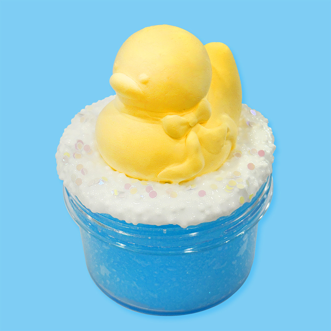【Jellsis】 Rubber Duck Slime / 270ml clay mix sherbet slime / High ...