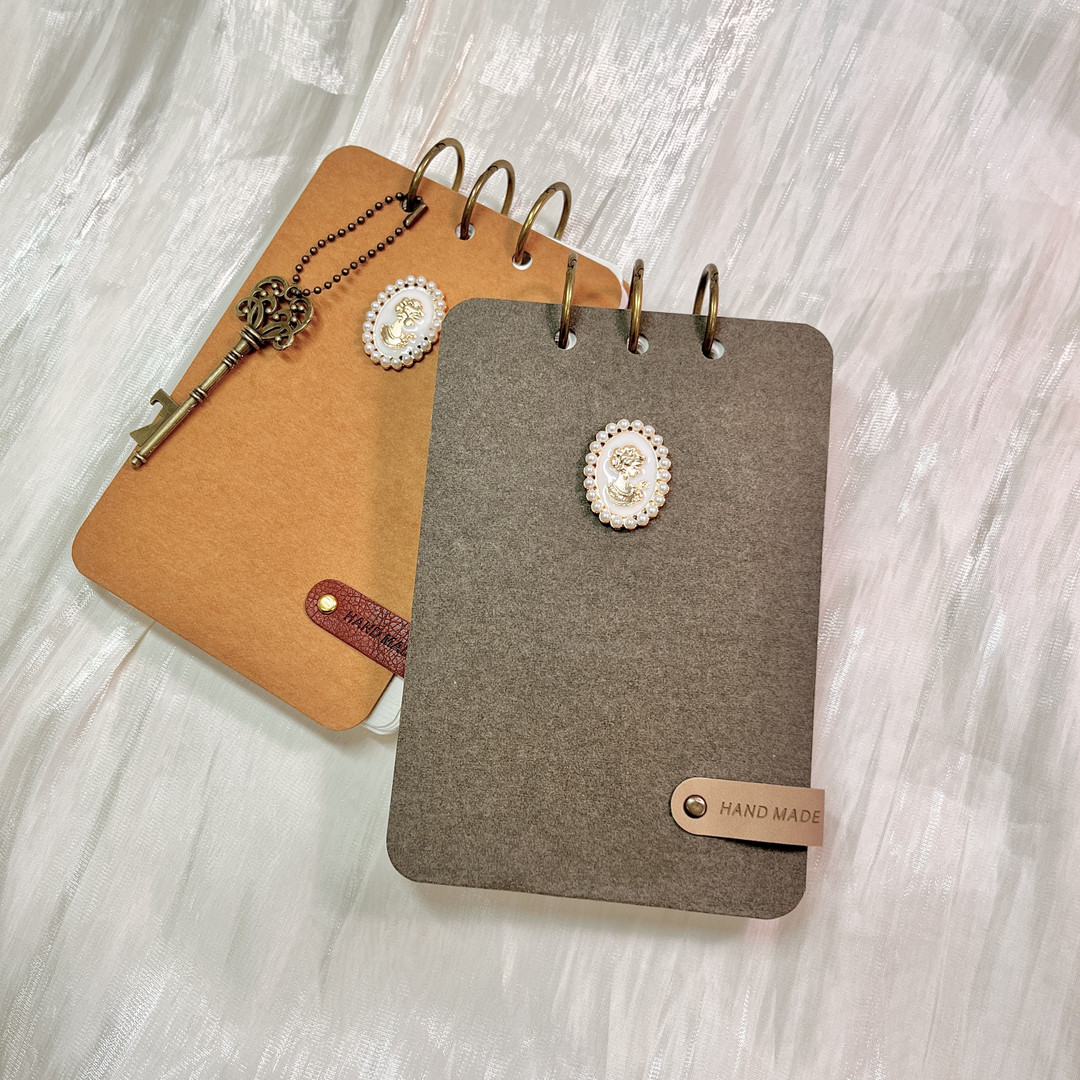 3-hole rectangular diary | idus