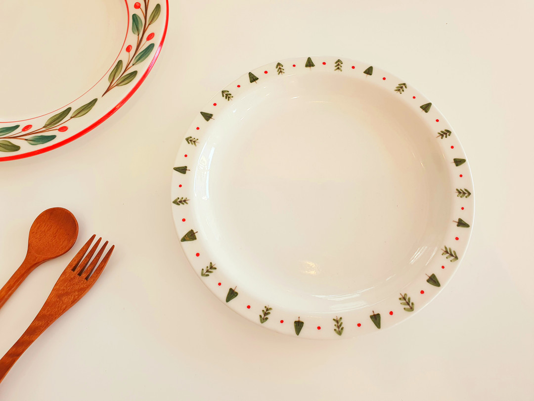 [Petti Line] Round Tree Plate | idus