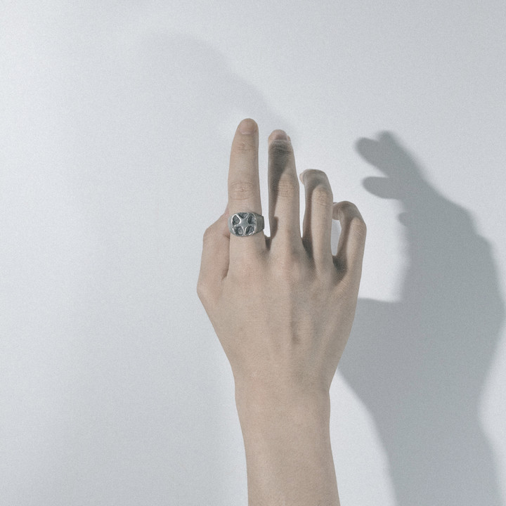 RAW STAR RING(925SILVER) | 아이디어스