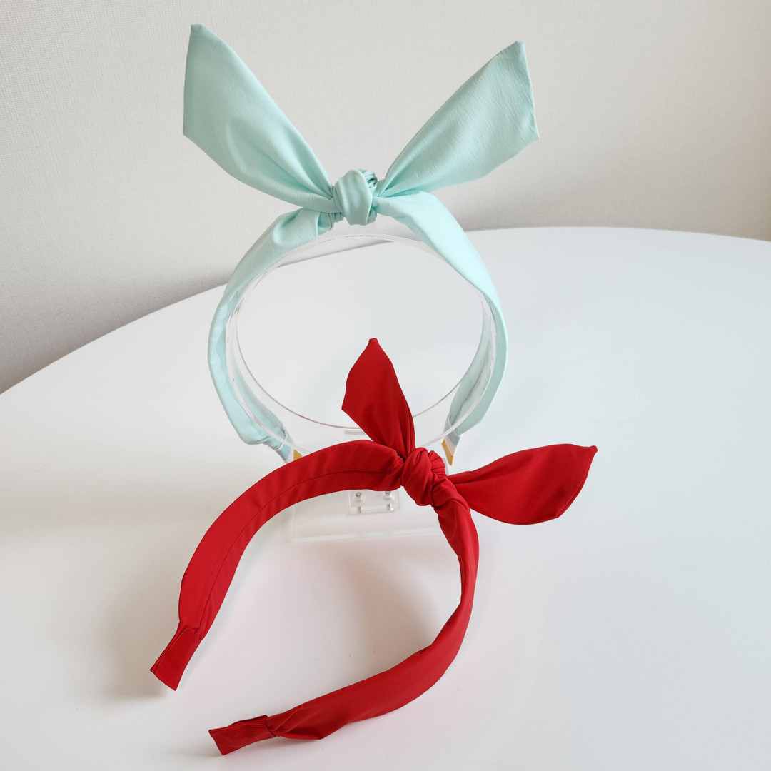 Sagak Sagak Rabbit Headband /red, mint/Gift box packaging available
