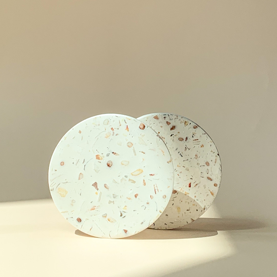 Seashell Coaster Set ( 2 or 4 pieces )