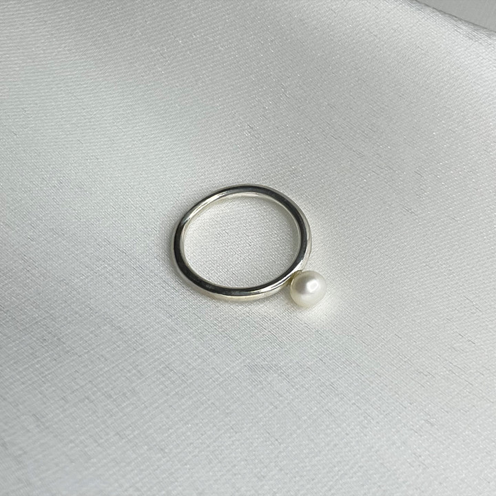 [925silve] daily ring 담수진주반지 | 아이디어스