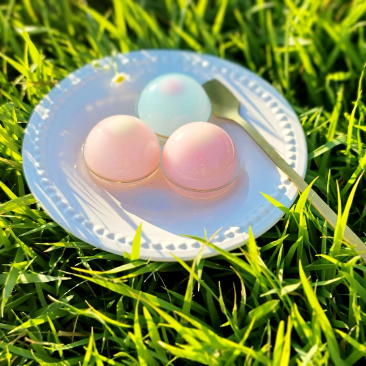 이상한레진나라의 솜사탕 반구 그립톡 | 아이디어스