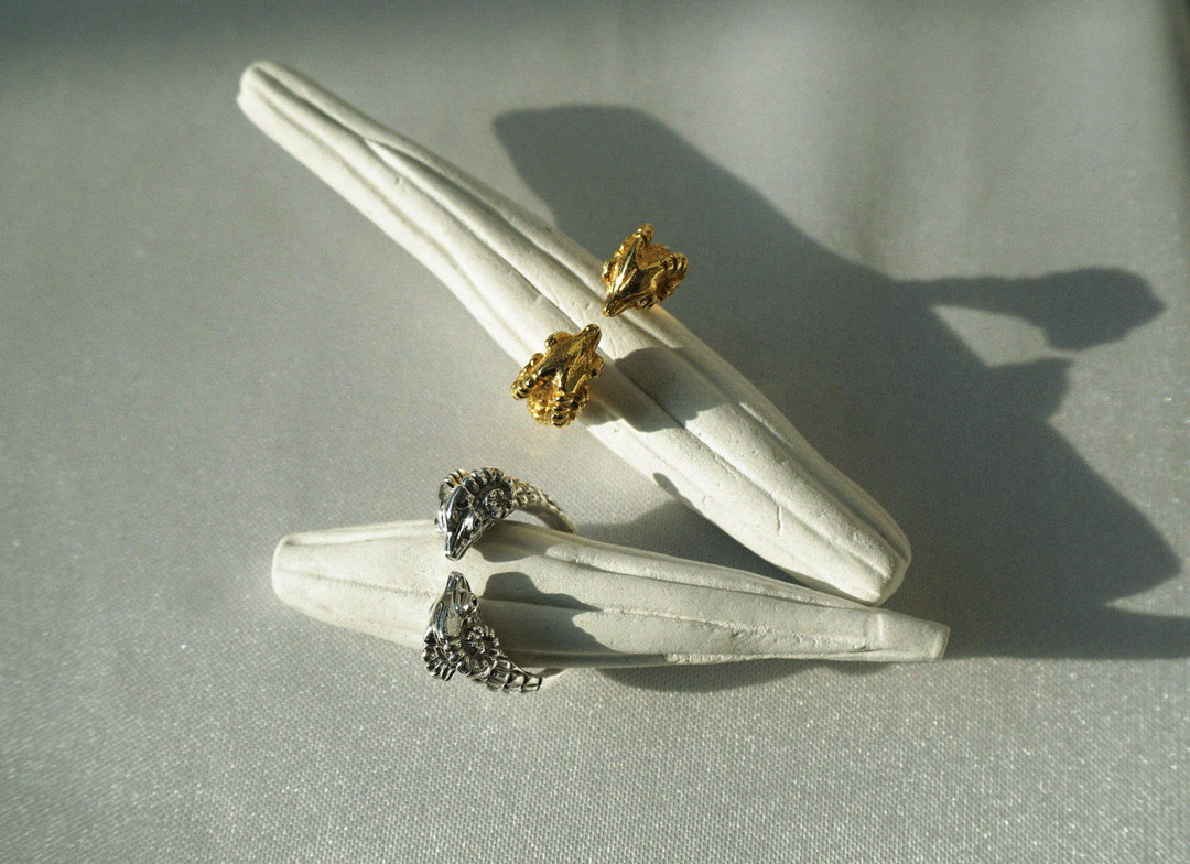 DOUBLE GOAT RING | idus