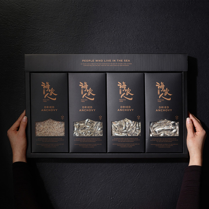 [해가인] 깨끗한 저염멸치 4종세트 세자중대 920g | 아이디어스