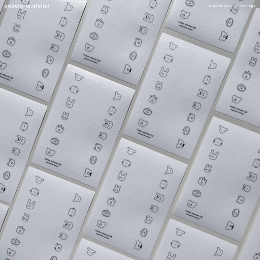 index sticker 03 | 캐릭터 인덱스 견출지 | 아이디어스