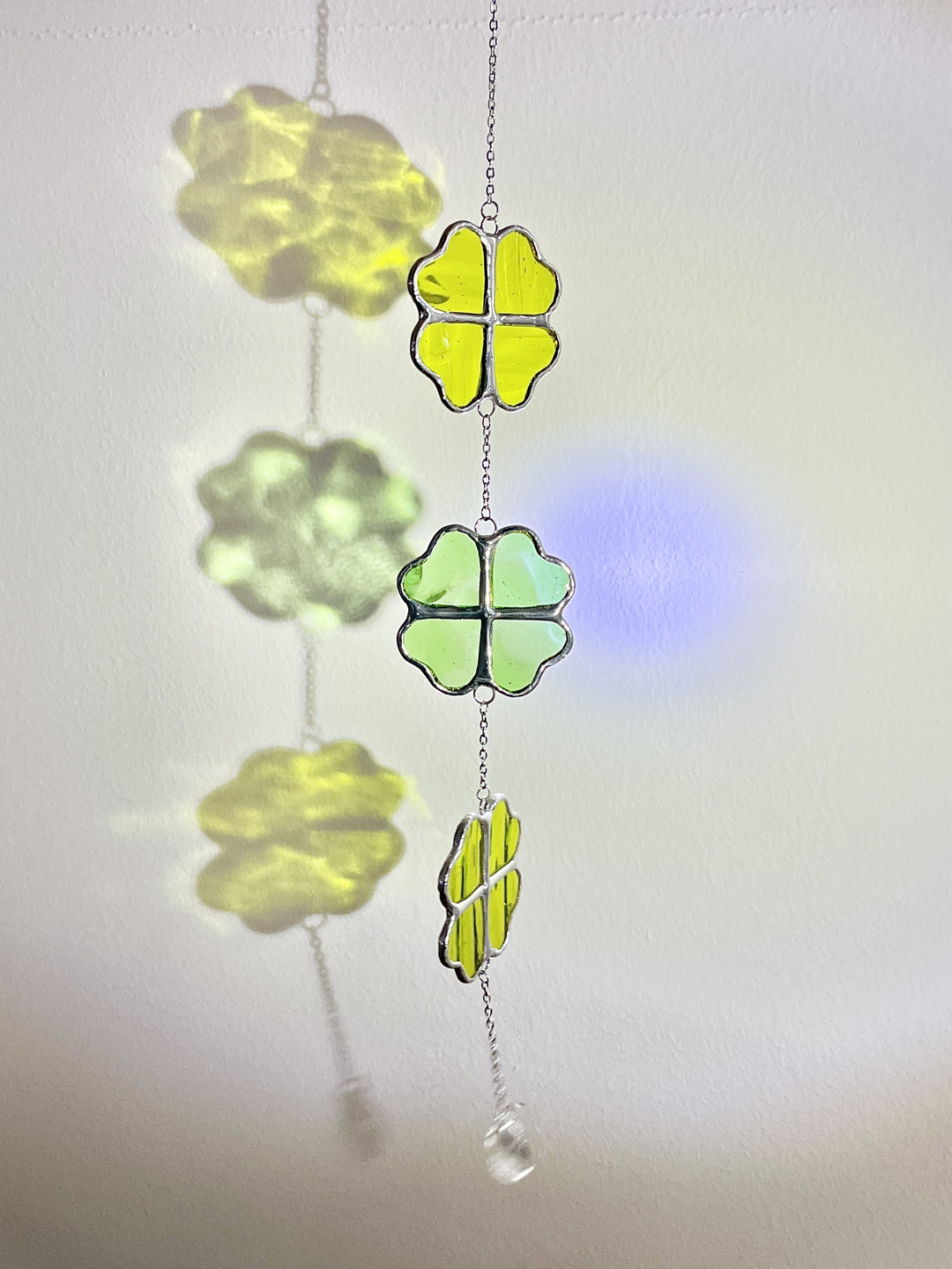 Four-leaf Clover Suncatcher Stained Glass | idus