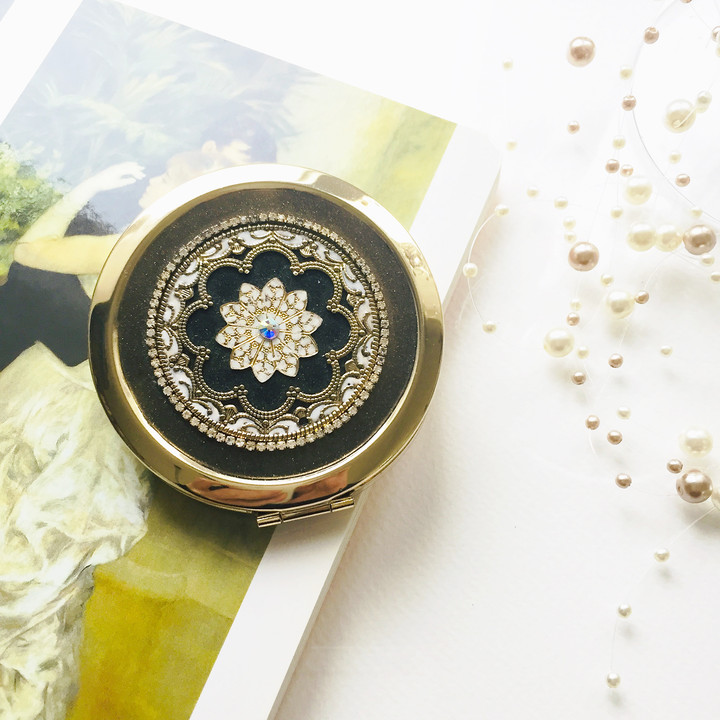 레진 레트로 클래식 손거울 골드-N101 | 아이디어스