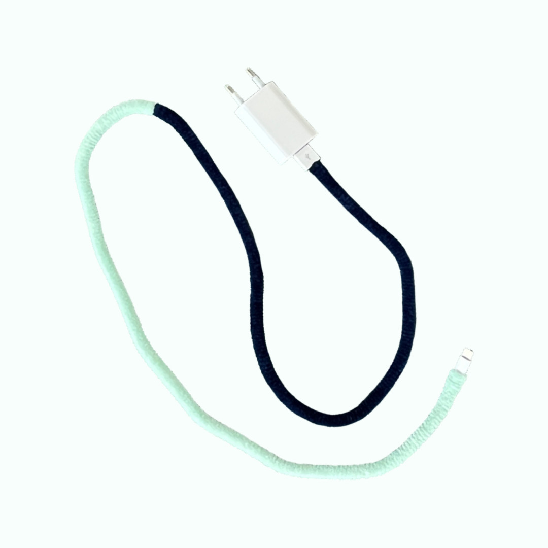 FLUFFY CABLE THIN ver.2 / navymint | idus
