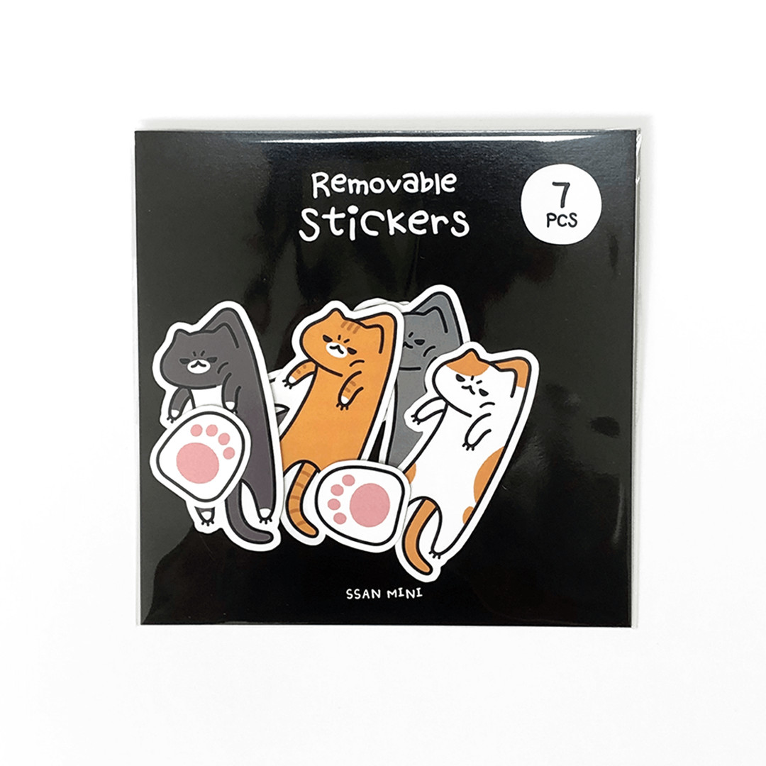 Annoying cat sticker pack