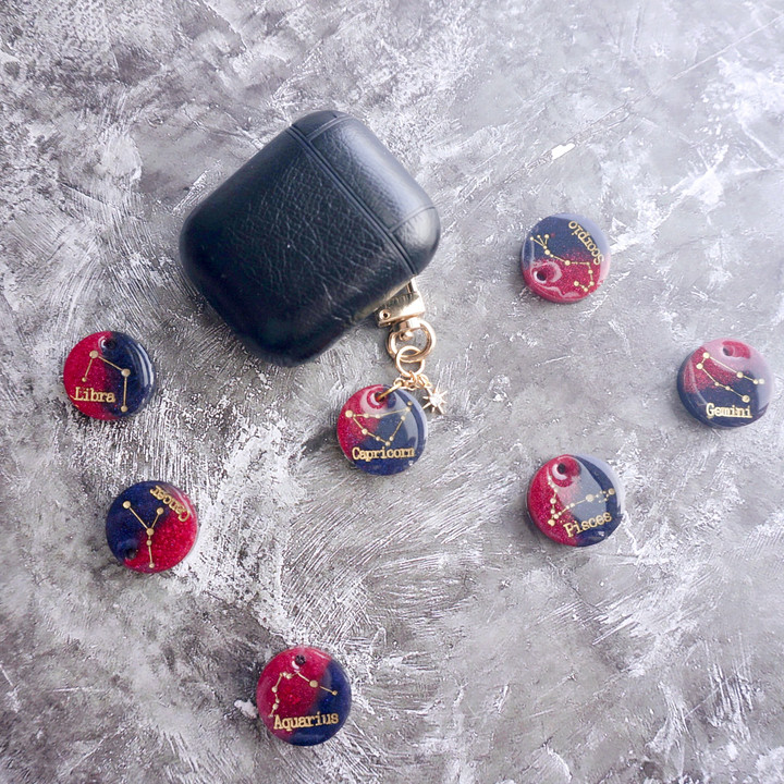 [유려한] 붉은 성운 별자리 키링 : 단길