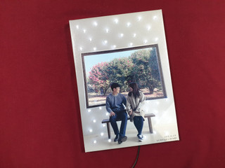 커플사진 캔버스조명액자 | 아이디어스