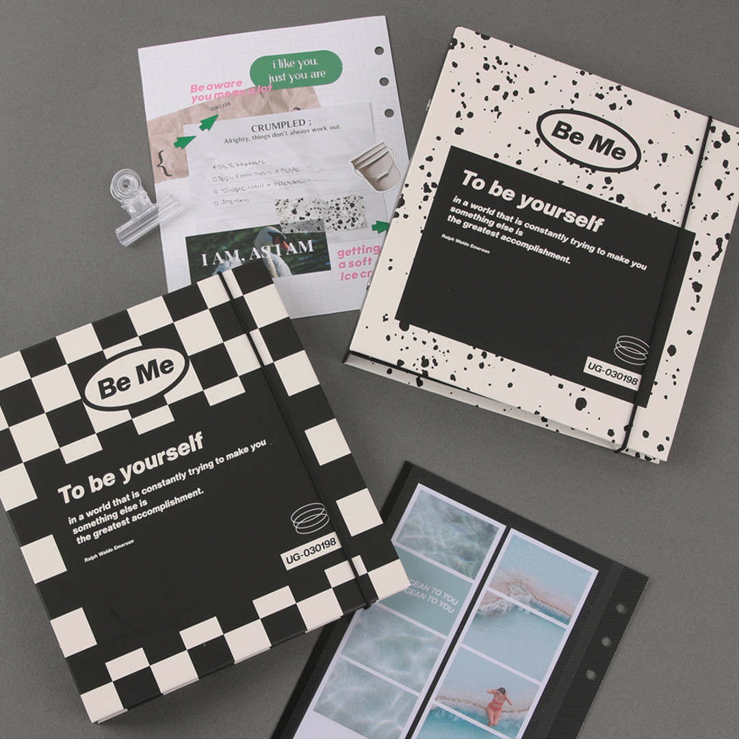 Be Me Hard 6 Holes Square Binder Cover | idus