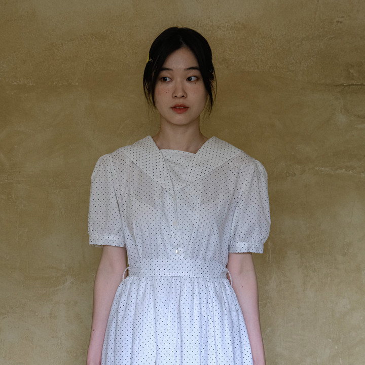 Dorothy Sailor Dress [Dot] | 아이디어스