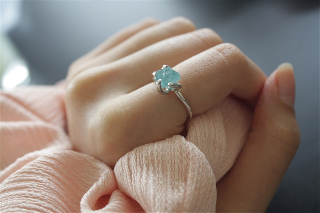 Natural Aquamarine Ring | idus