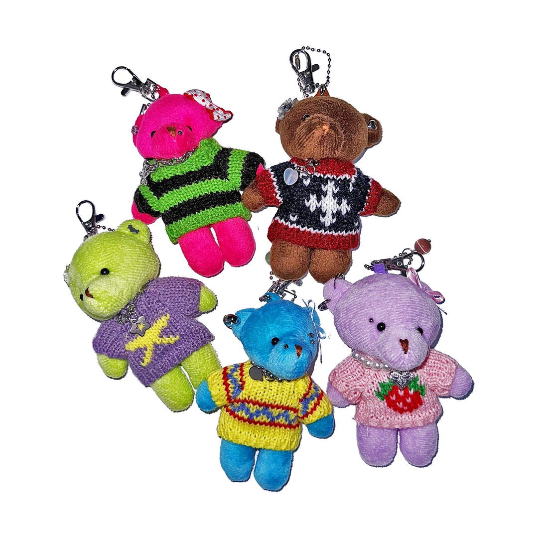 [Leegikwang] Gangster bear keychain (DIY) | idus