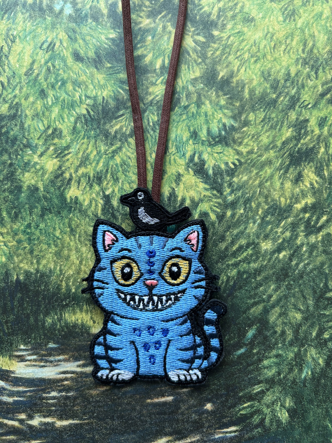 Lucky Tiger & Magpie Embroidered Charm – Traditional Korean Protection ...