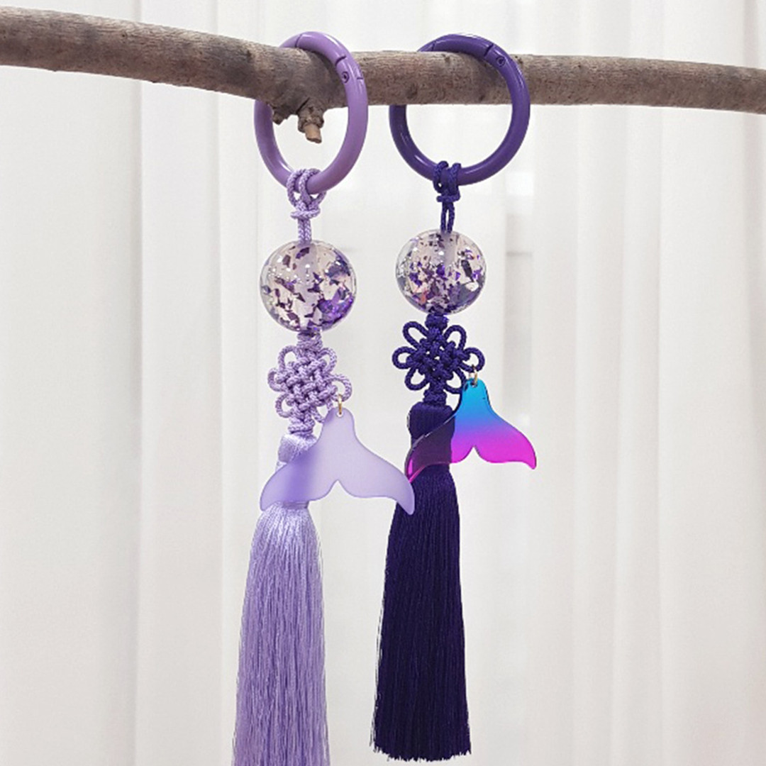 [Hanboklife] The Dream of a Whale/norigae Keyring, Korean traditional ...