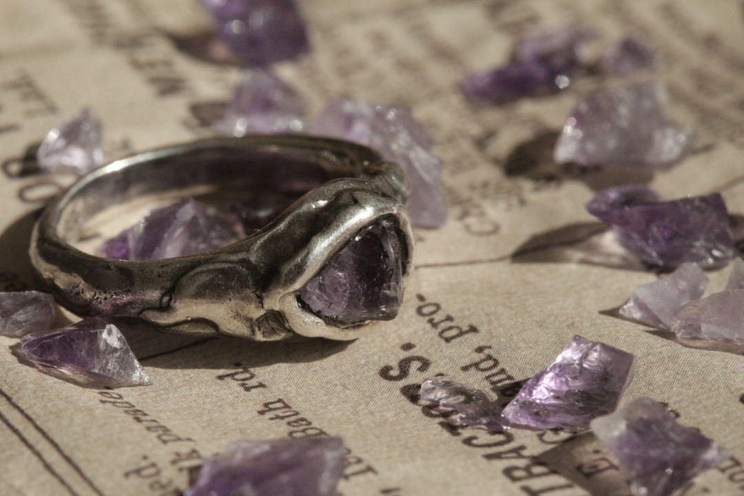 'ócŭlus' amethyst fantasy ring | idus