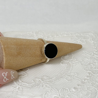 [B급 할인] 라운드 오닉스 반지 | 아이디어스