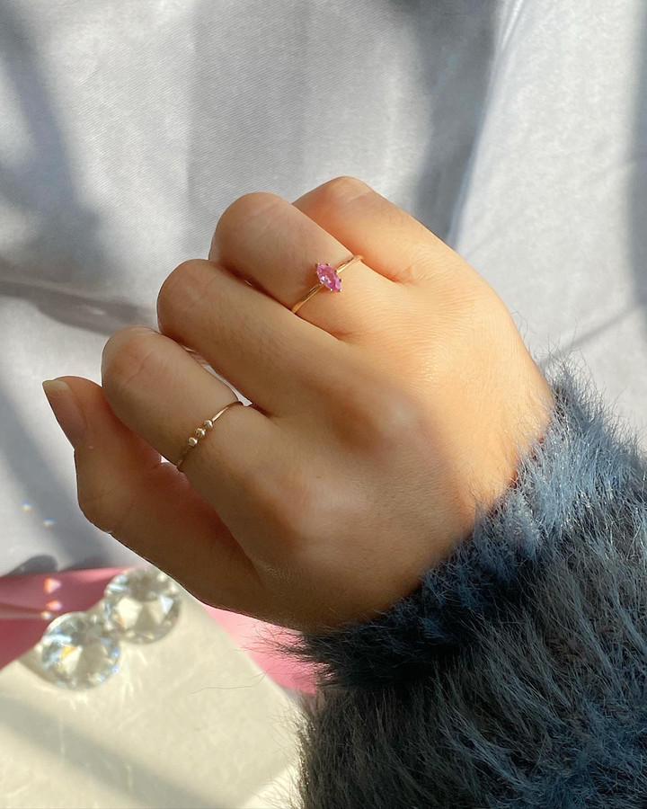 당일배송 [2color] 925실버 엘사 타원반지 | 아이디어스