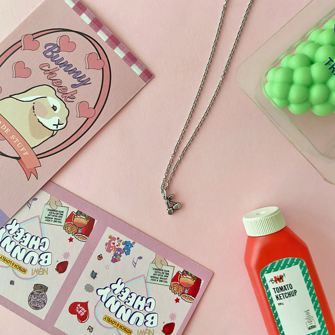 Mini Cherry Surgical Necklace | idus